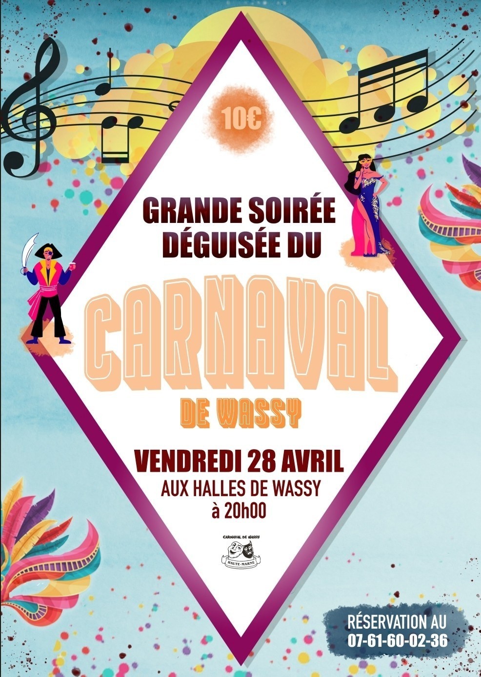 Soirée déguisée du Carnaval ! - www.wassy.fr